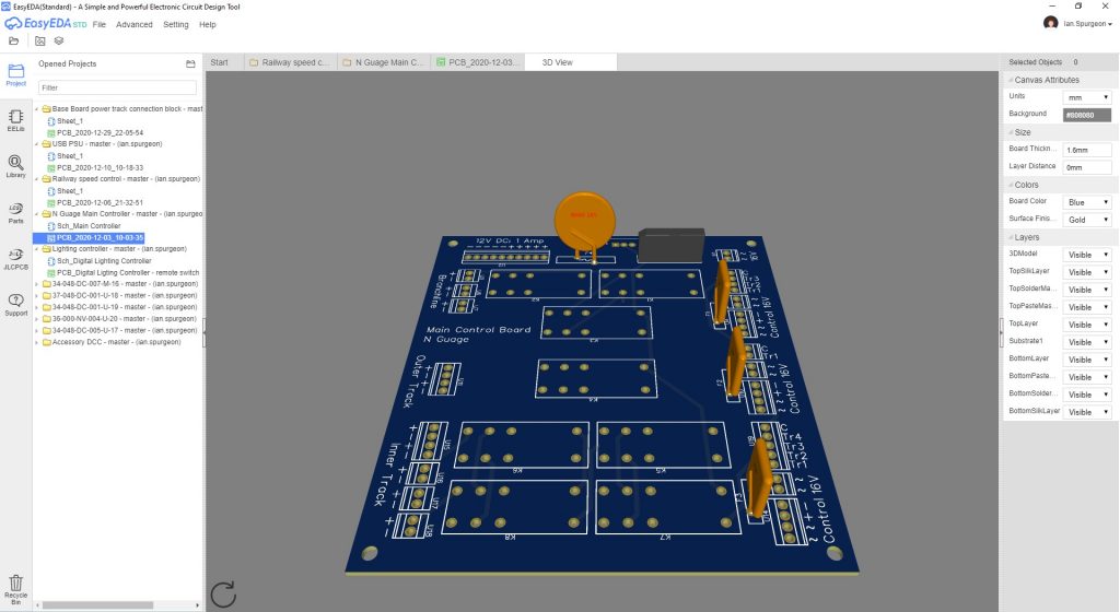 Bespoke PCB Design service – Model Rail Electrics