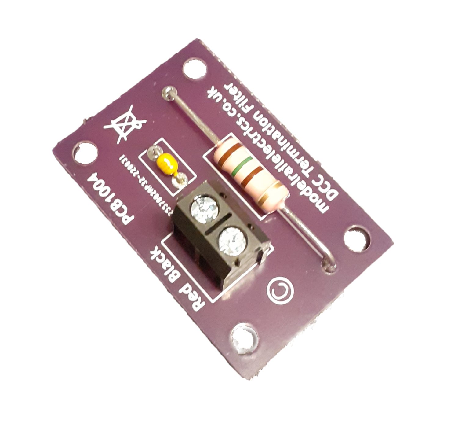 DCC BUS Termination/Snubber filters – No solder – Model Rail Electrics