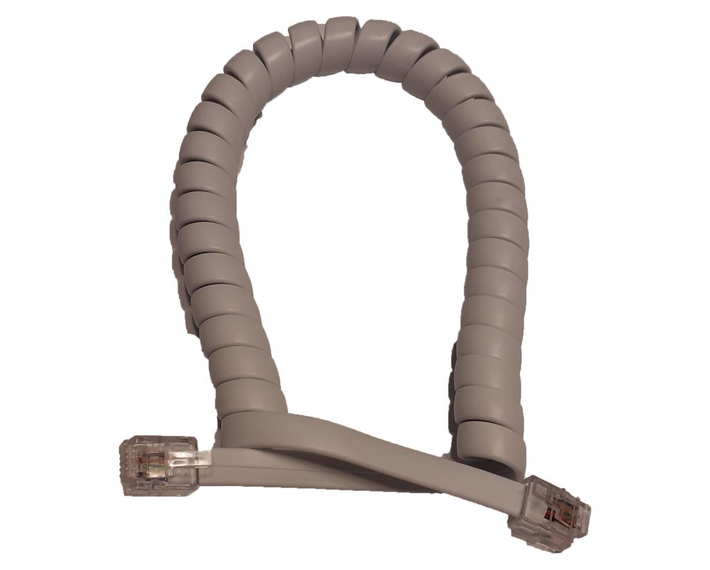 LocoNet / ExpressNet Curley Cable 30CM length c/w plug – Model Rail ...