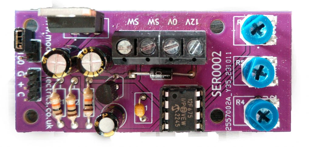 Servo Point Motor Controller – Single Servo – Model Rail Electrics