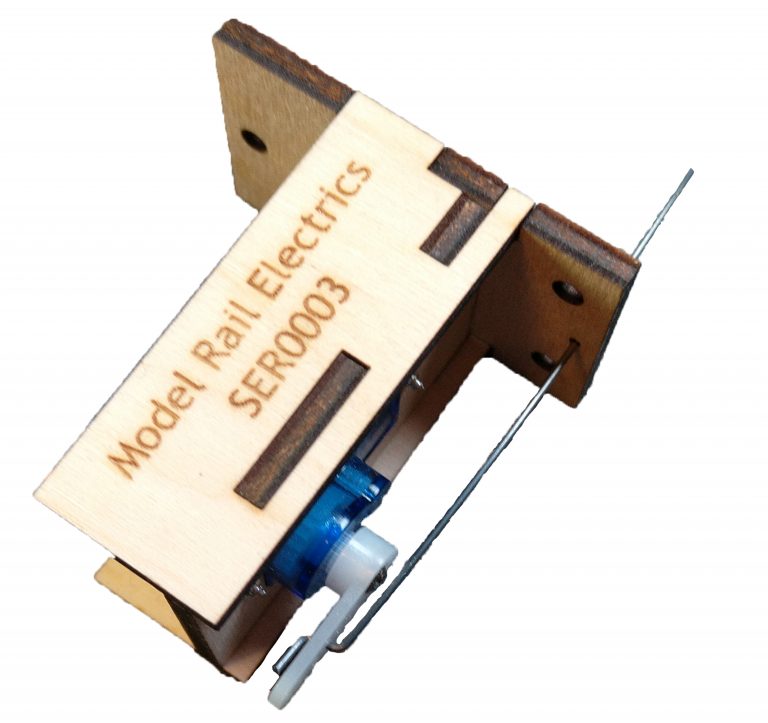 Servo Point Motor Bracket – Self assembly – Pack 12 – Model Rail Electrics